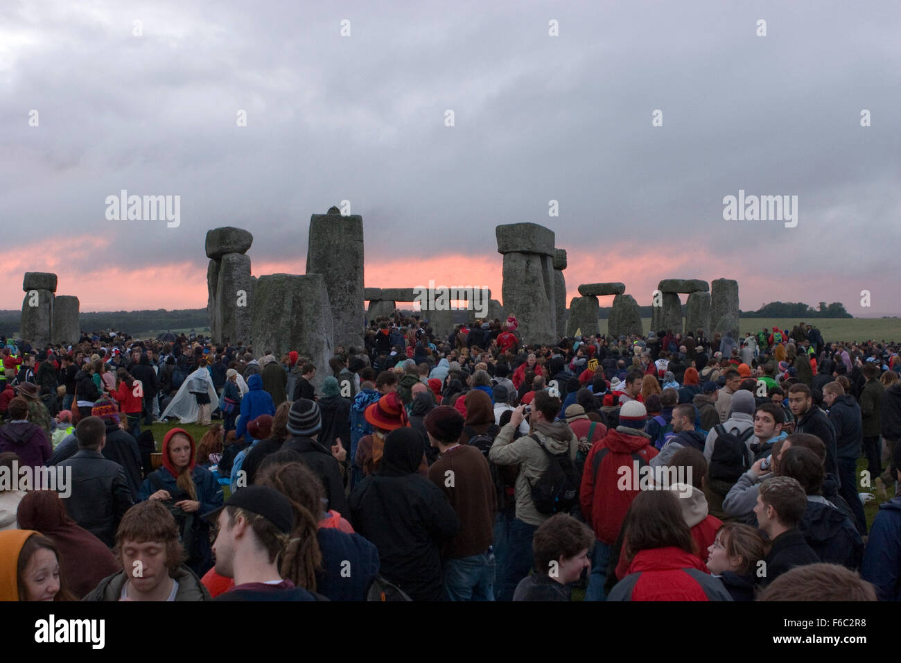 A large crowd of revellers and onlookers gather to witness the Summer ...