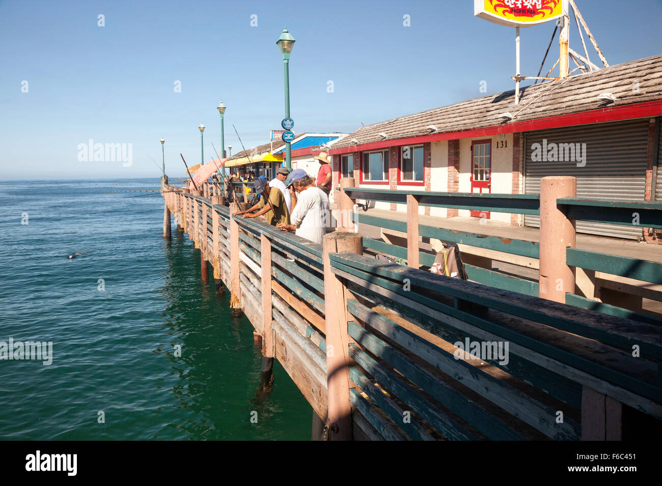 Redondo beach pier sunset california hi-res stock photography and ...