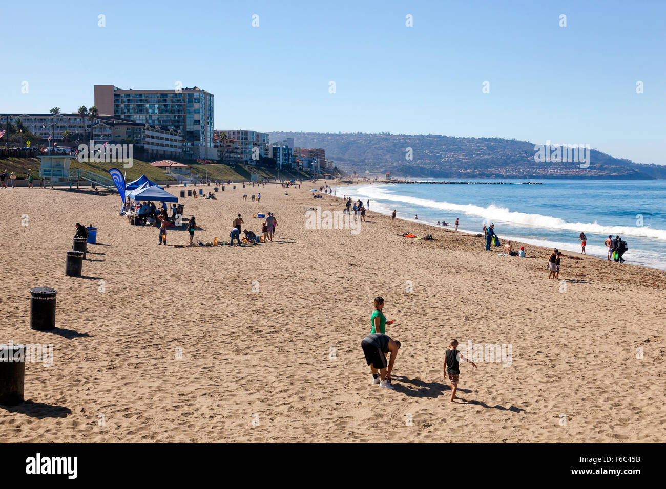 Redondo Beach near Los Angeles, South Pier;California; USA;America ...