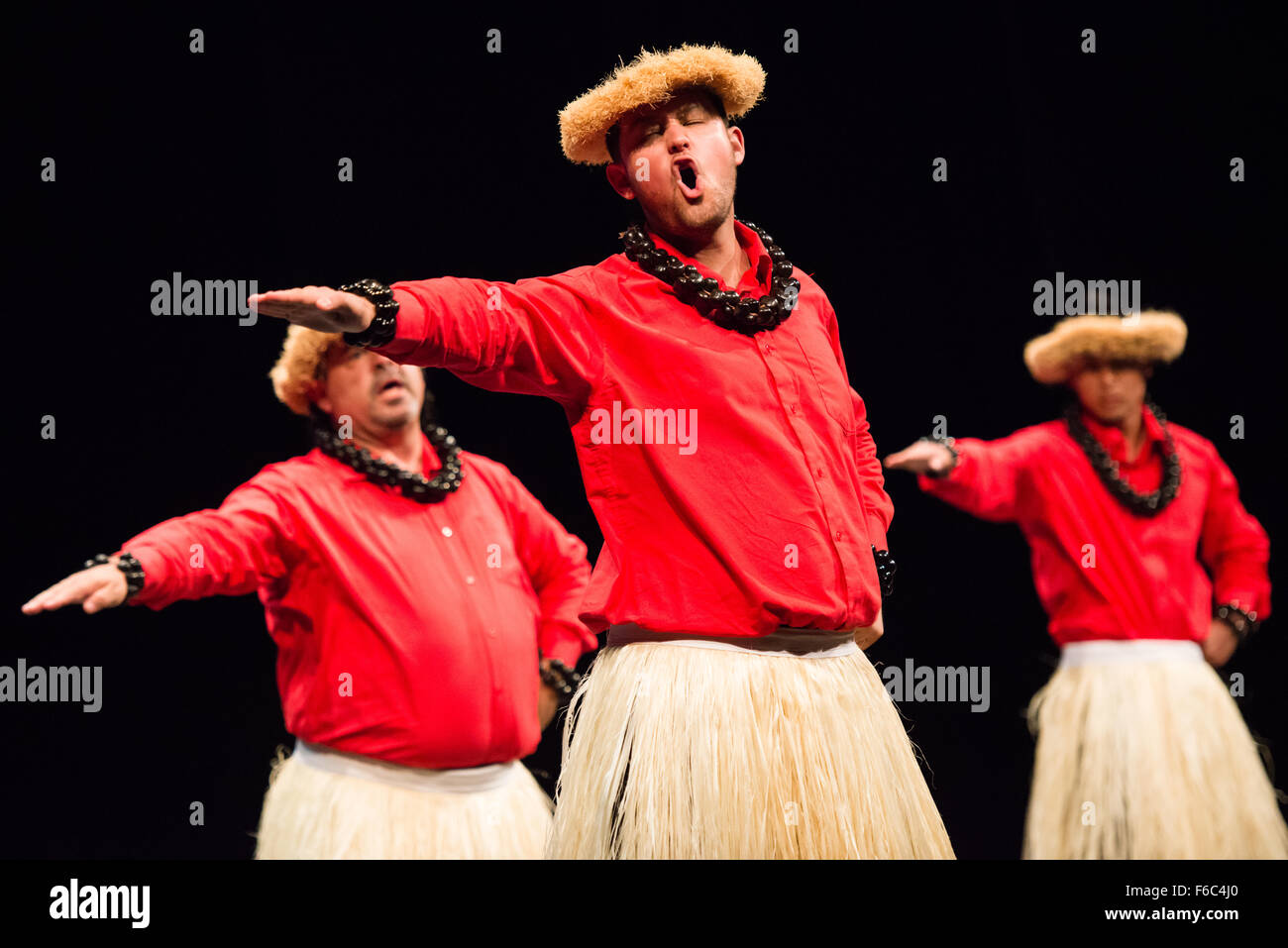 Halau at Wai Ola from San Jose, Hawaii, performing at 27th Folkart ...