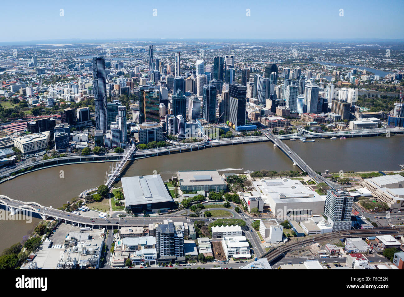 Skyline of Brisbane, Queensland, Australia Stock Photo - Alamy