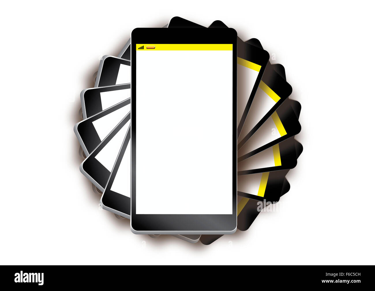 above mobile phone stack Stock Photo - Alamy