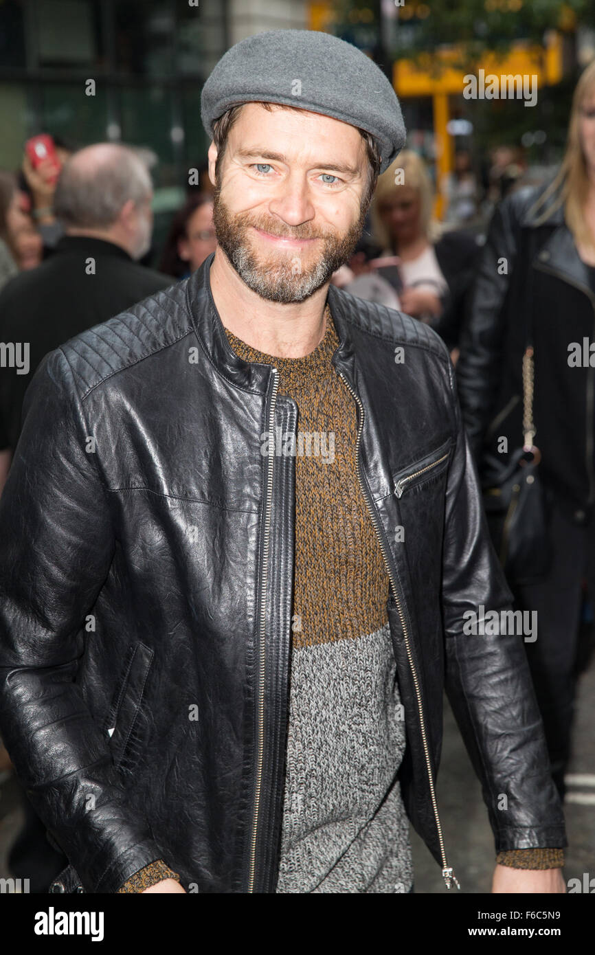 Take That pictured arriving at the Radio 2 studio Featuring: Howard ...