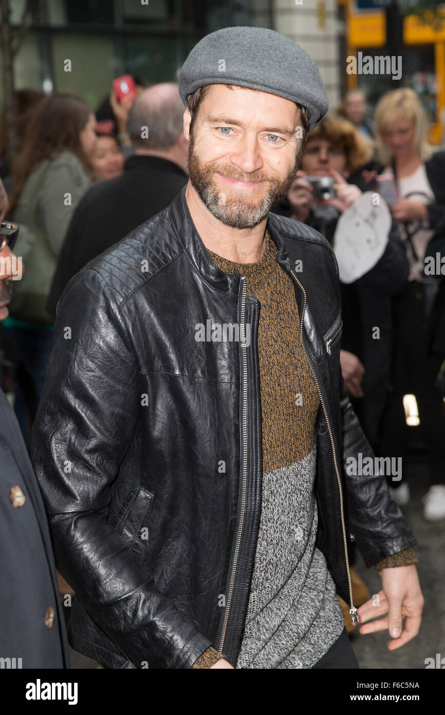Take That pictured arriving at the Radio 2 studio Featuring: Howard ...