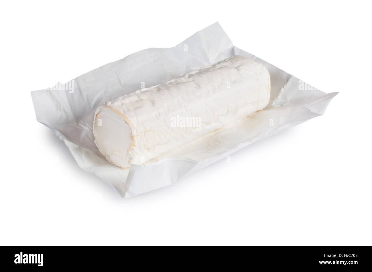 Unwrapped Goat's Cheese Stock Photo - Alamy