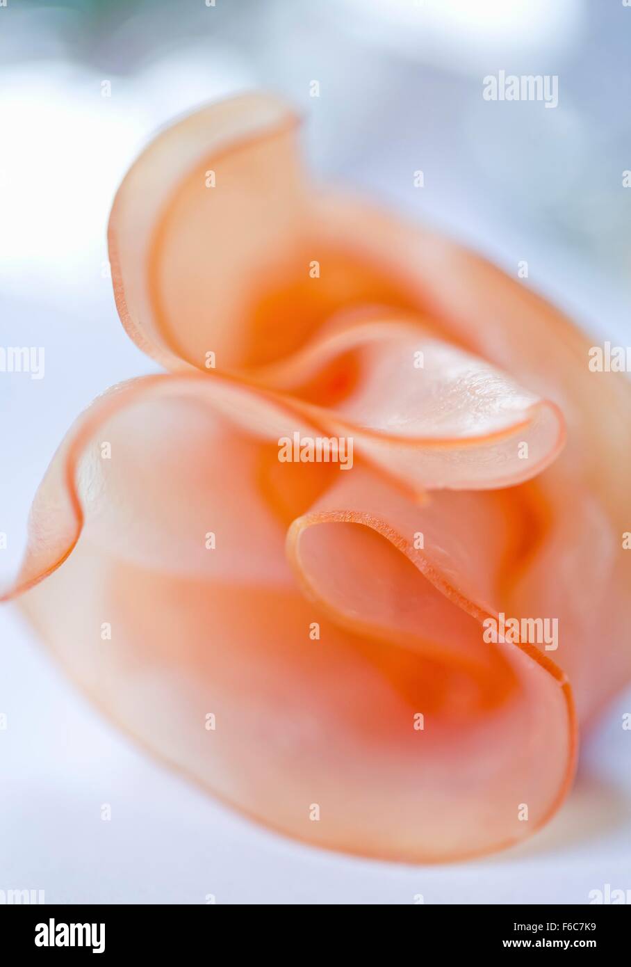 Lightly smoked fillet of ham Stock Photo - Alamy