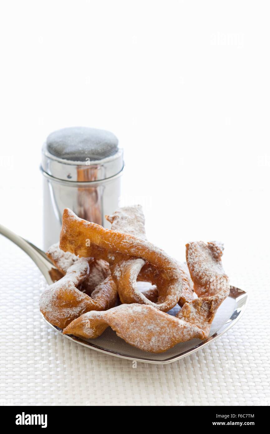 Hanukkah pastries dusted with icing sugar Stock Photo - Alamy