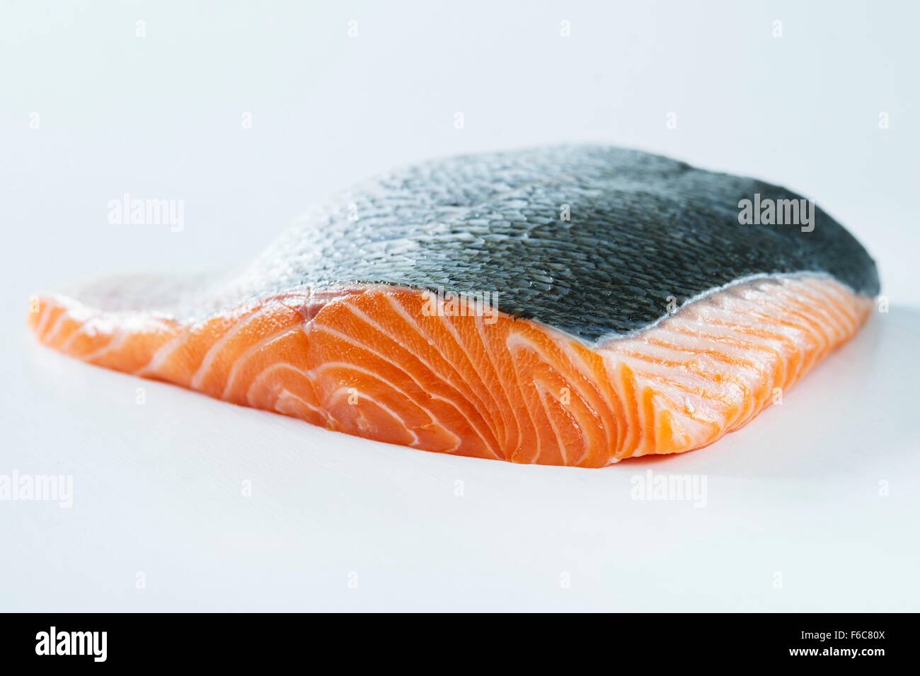 Fresh salmon fillet Stock Photo - Alamy