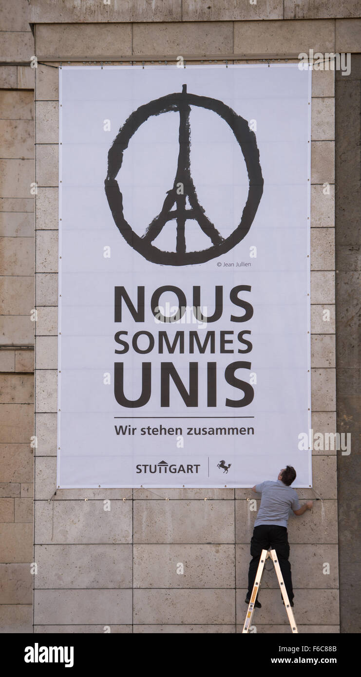 Paris peace sign jean julien hi-res stock photography and images - Alamy