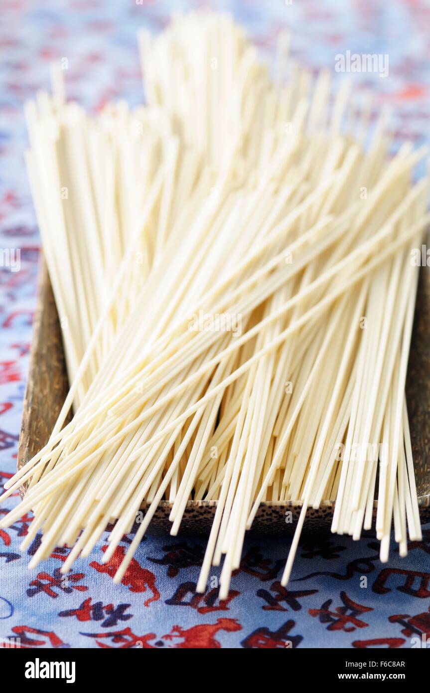 Japanese rice noodles Stock Photo - Alamy
