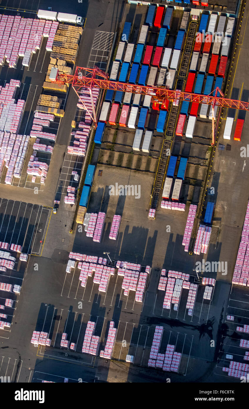 Rockwool factory, Rockwool logistics, stacked Rockwool products, rock ...