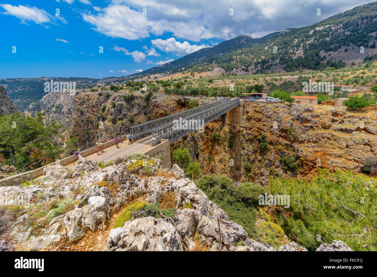 Aradena Schlucht Kreta, Aradena Gorge Crete Stock Photo - Alamy