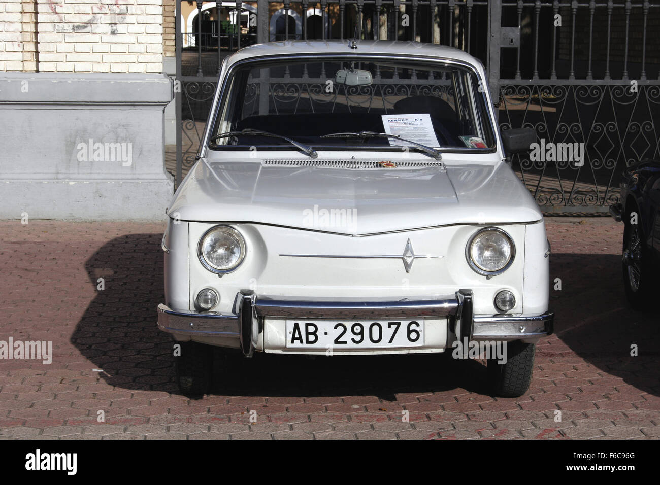 Classical Seat 600 car meeting in Albacete, Spain. Renault 8 Stock ...