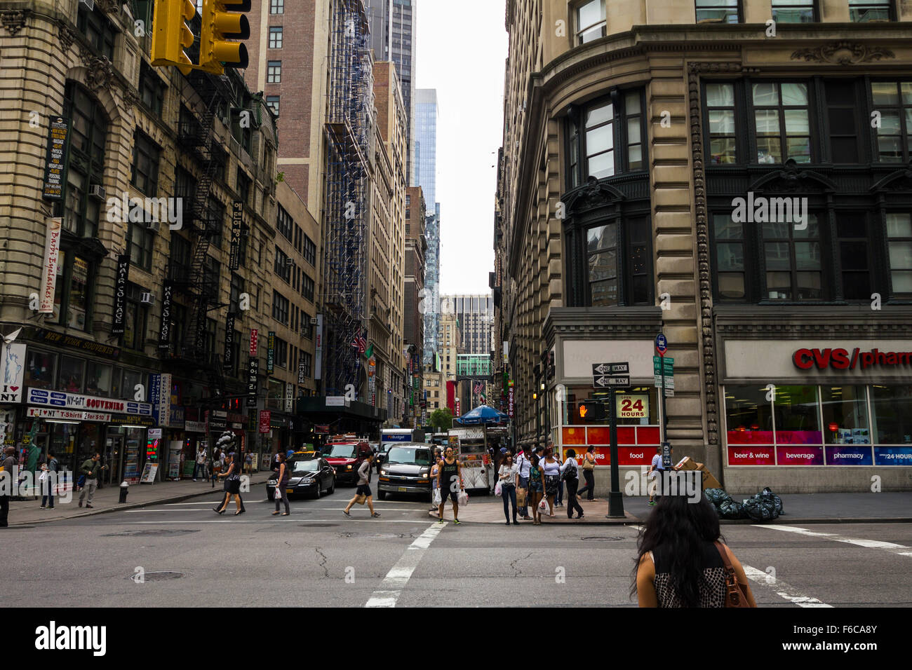 Streets of Manhattan Stock Photo - Alamy
