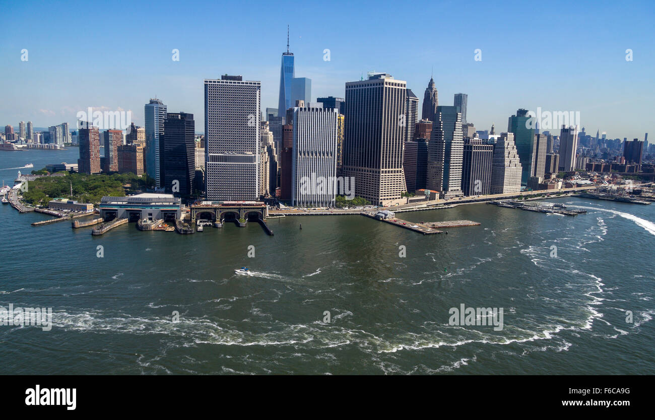 New York City - Manhattan skyline from above Stock Photo - Alamy