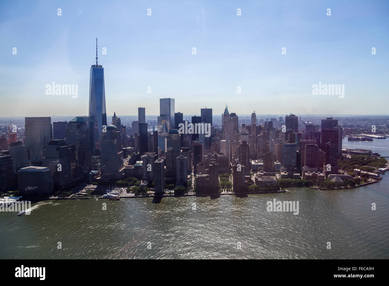 New York City - Manhattan skyline from above Stock Photo - Alamy