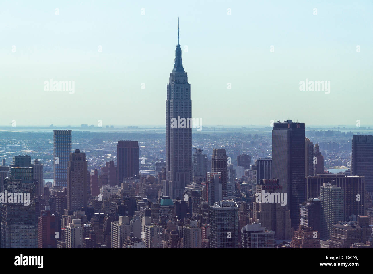 New York City - Manhattan skyline from above Stock Photo - Alamy
