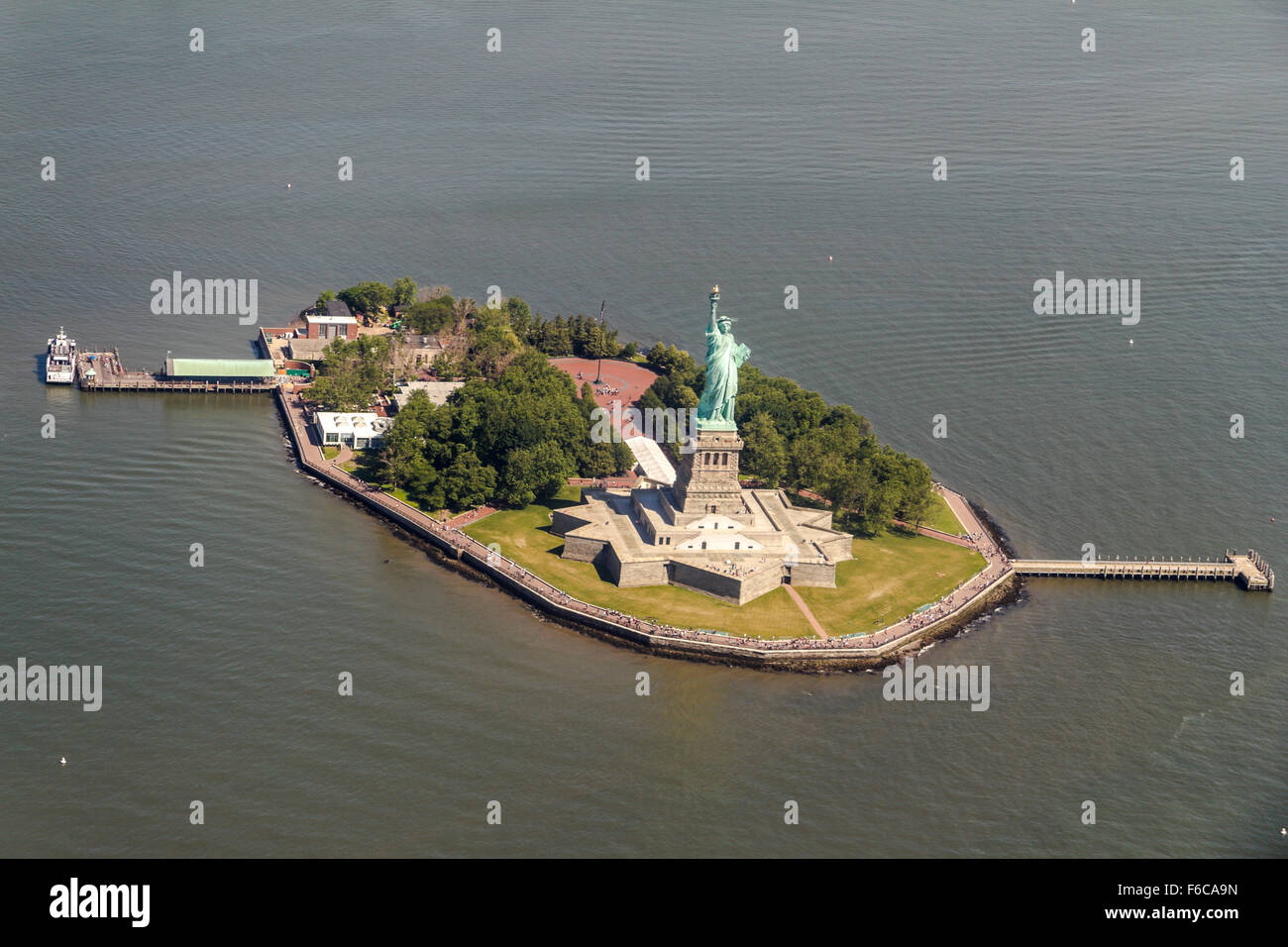 Statue of Liberty from above Stock Photo - Alamy