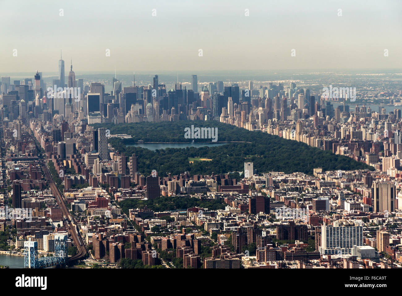 New York City - Manhattan skyline from above Stock Photo - Alamy