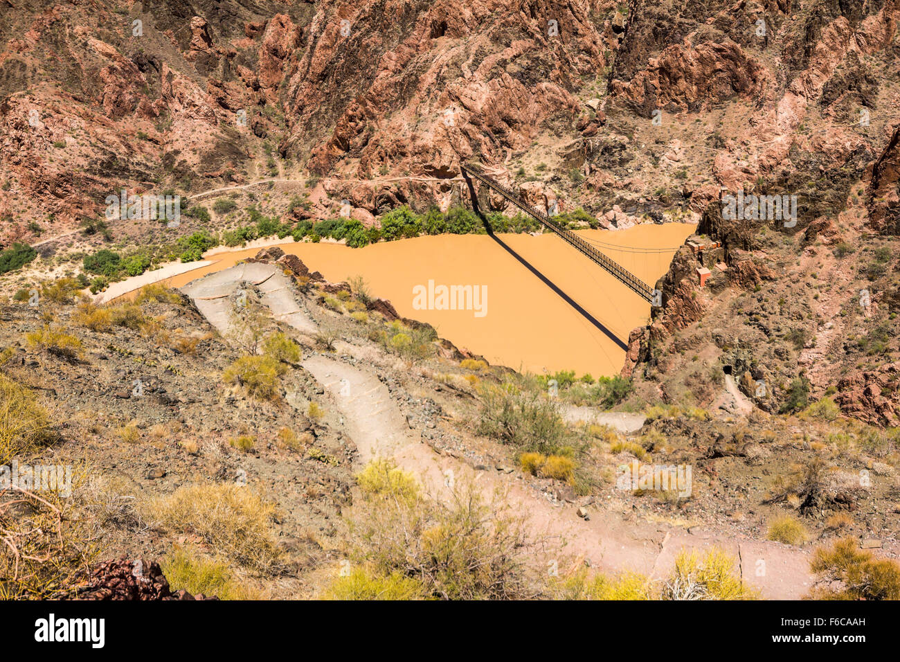 View on Colorado River inside Grand Canyon Stock Photo - Alamy