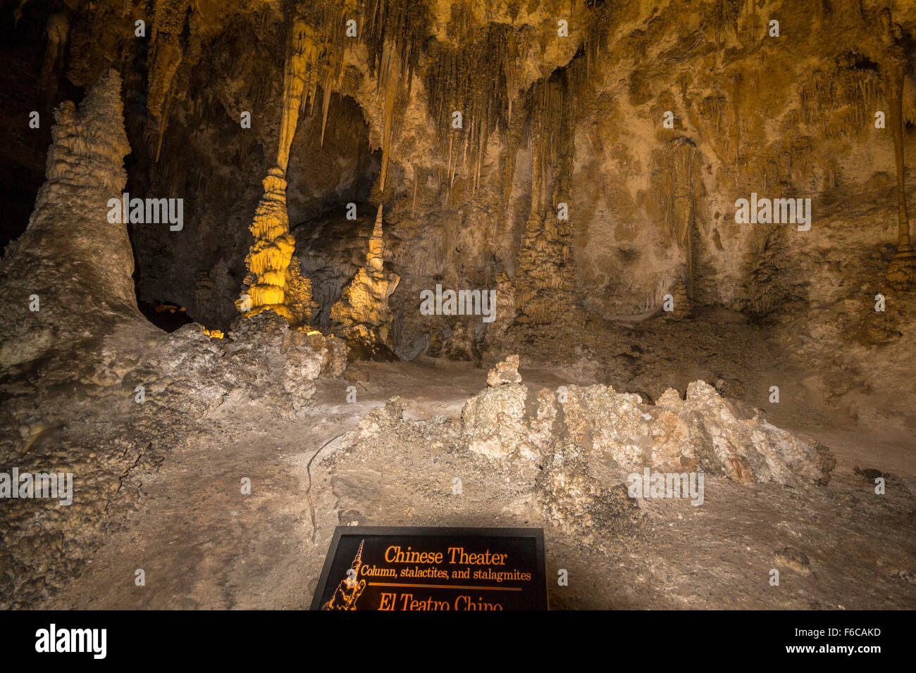 Inside Carlsbad Caverns Cave System, USA Stock Photo - Alamy