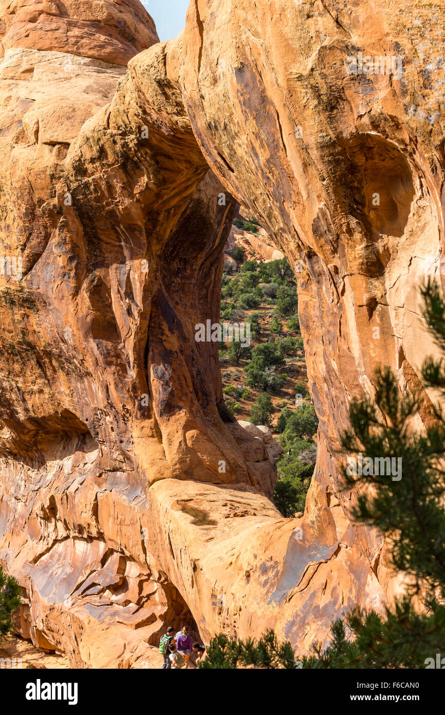 Stone Window in Arches N.P., Utah Stock Photo - Alamy