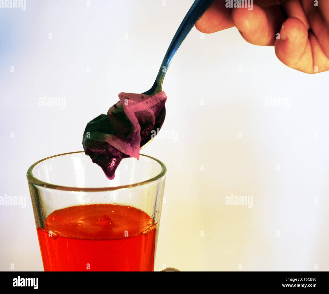 raspberry herb tea Stock Photo - Alamy