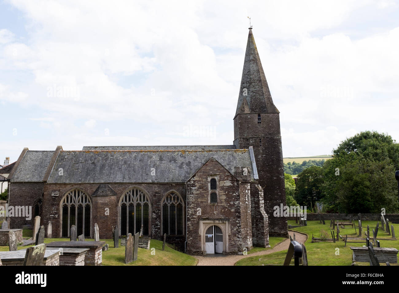 Church of St James the Great, Slapton, Devon, UK Stock Photo - Alamy