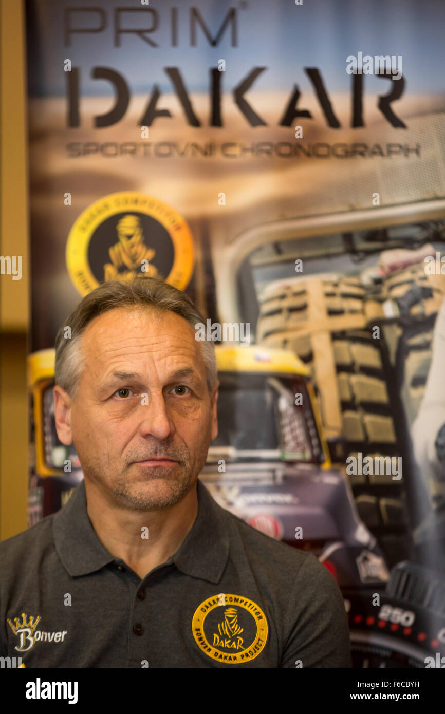 Ostrava, Czech Republic. 16th Nov, 2015. Press conference of team ...