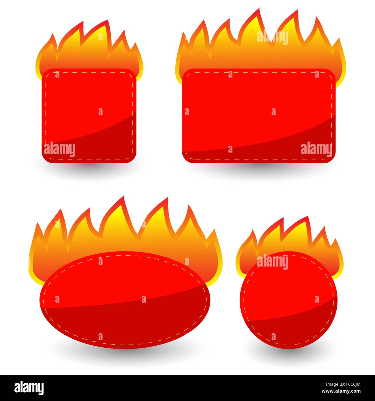 Burning tape Stock Vector Images - Alamy