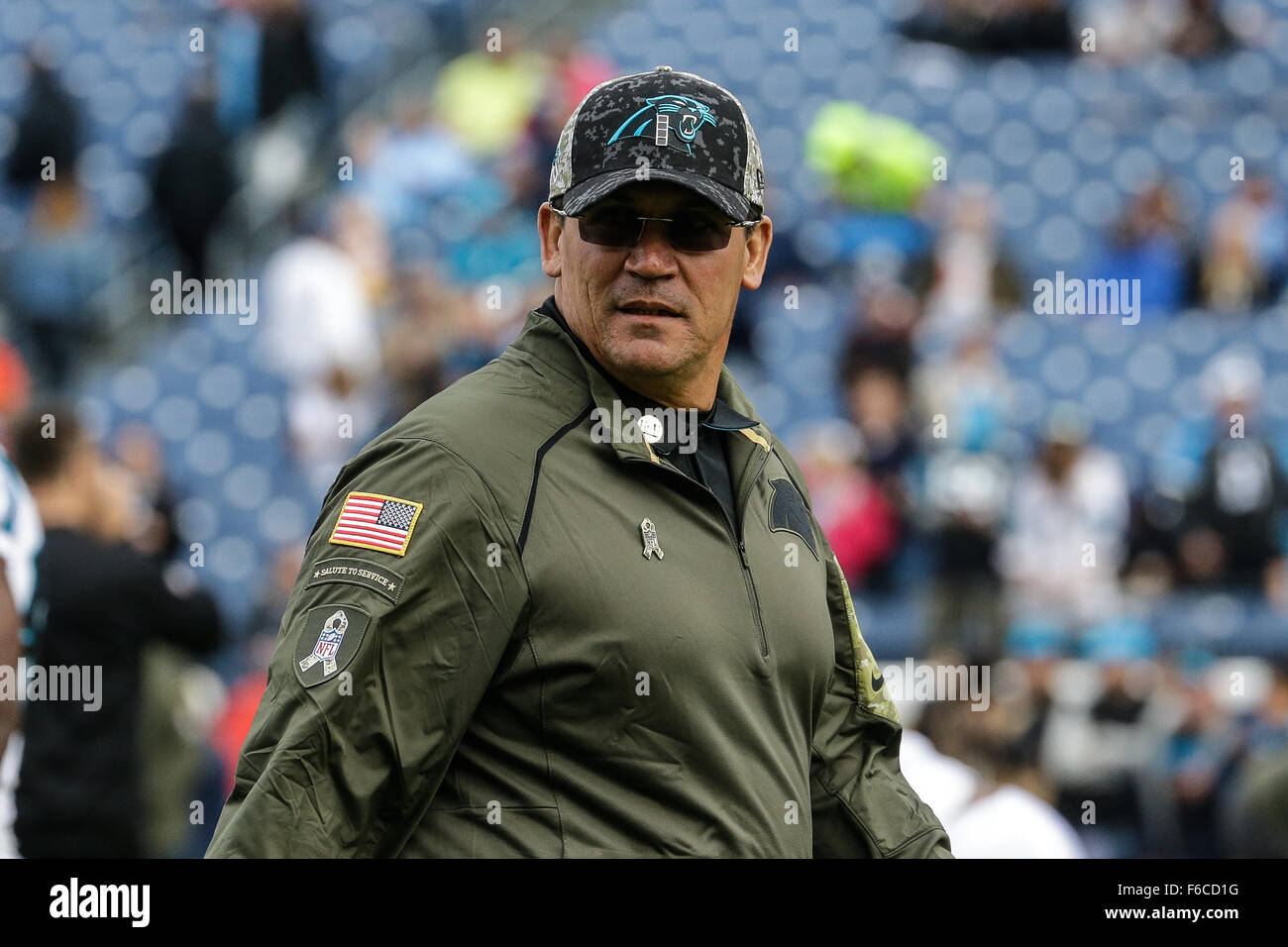 Nashville, TN, USA. 15th Nov, 2015. Carolina Panthers head coach Ron ...