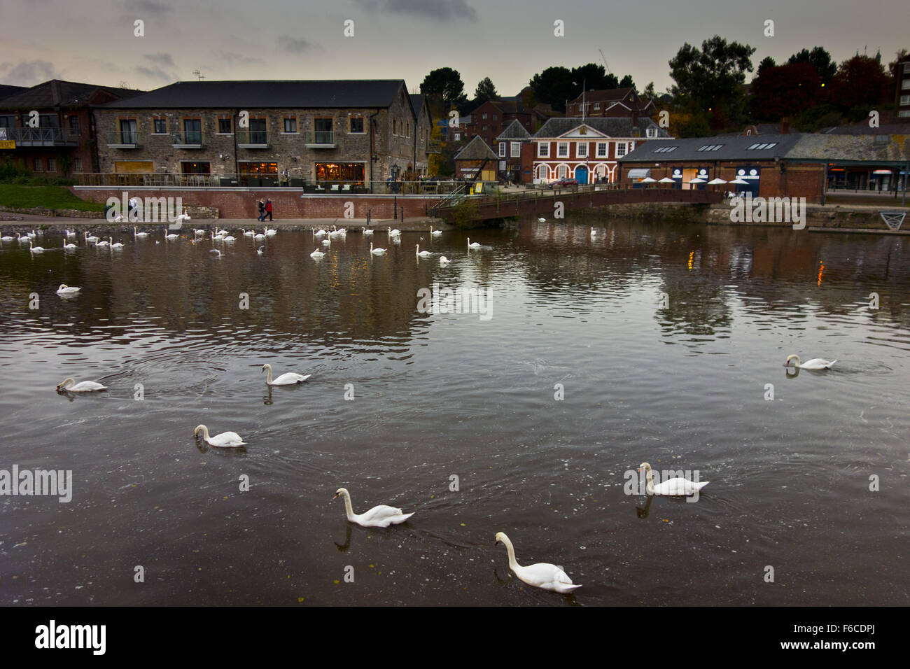 Exeter Quayside Quay Stock Photo - Alamy