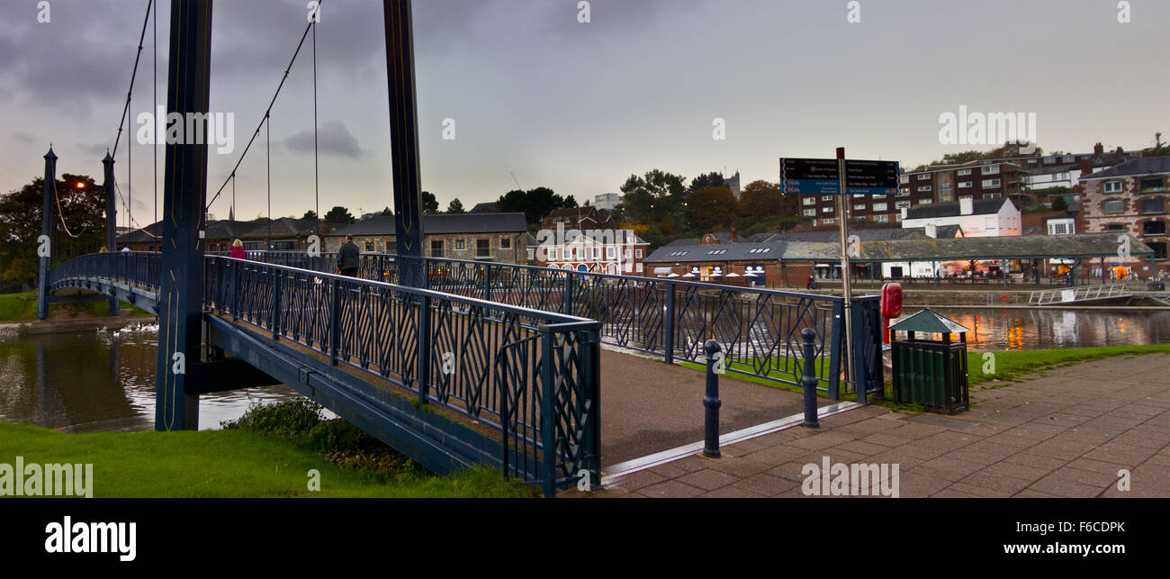 Exeter Quayside Quay Stock Photo - Alamy