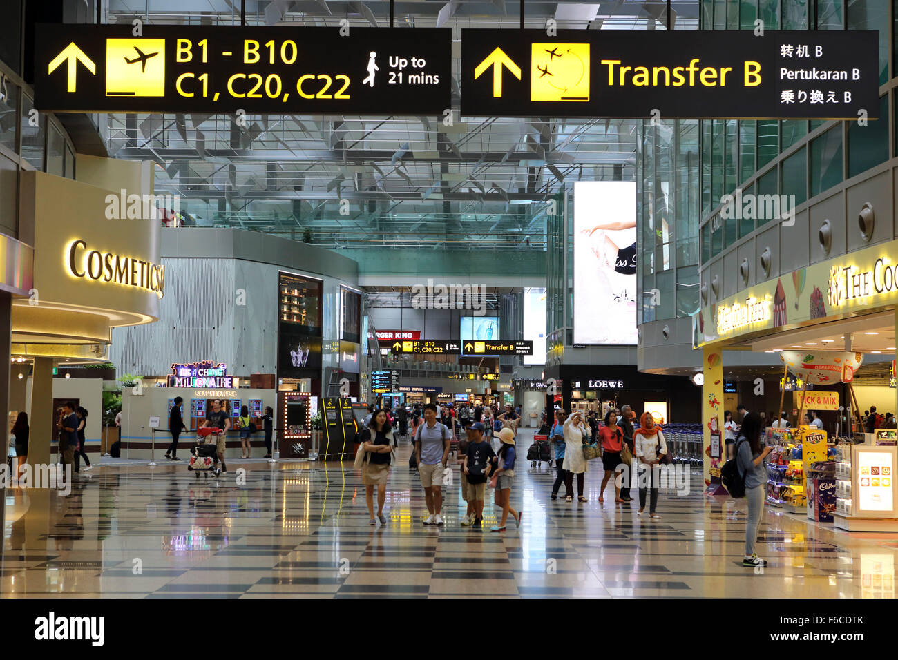 Singapore Changi International Airport High Resolution Stock ...