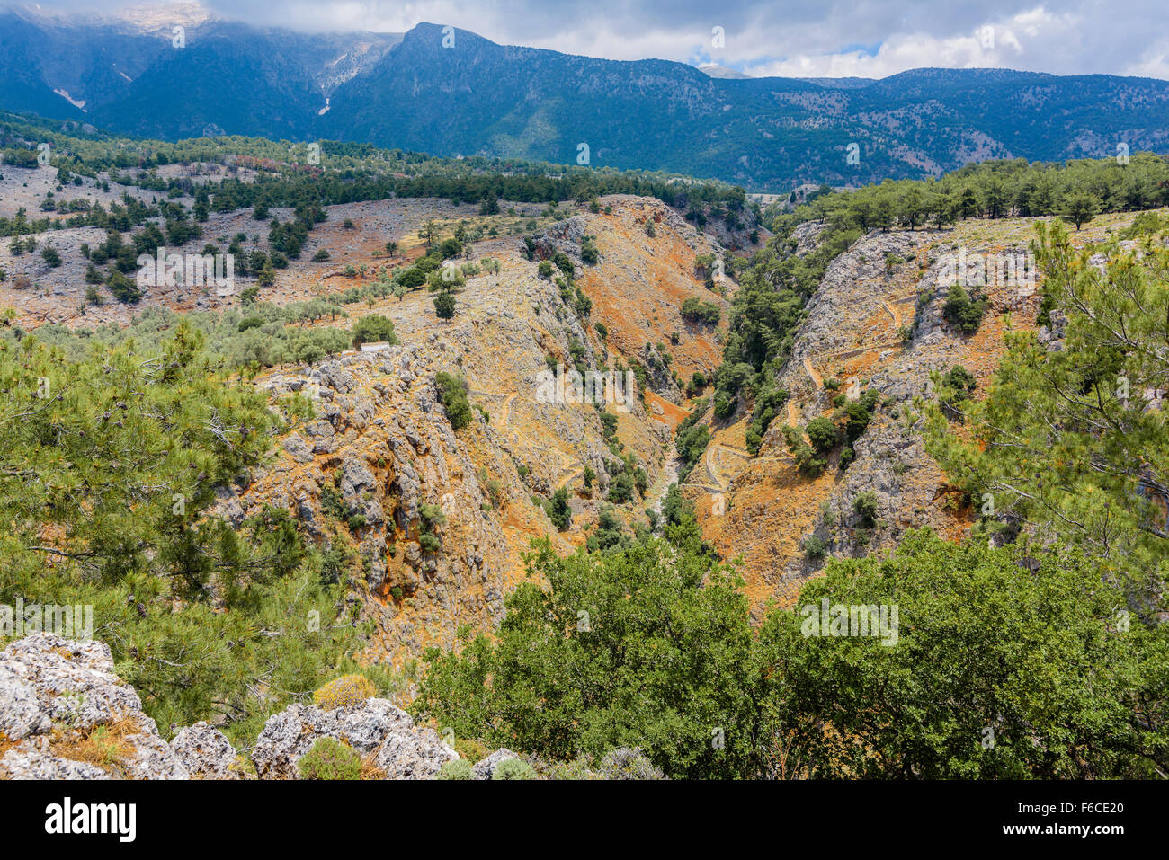 Aradena Schlucht Kreta, Aradena Gorge Crete Stock Photo - Alamy