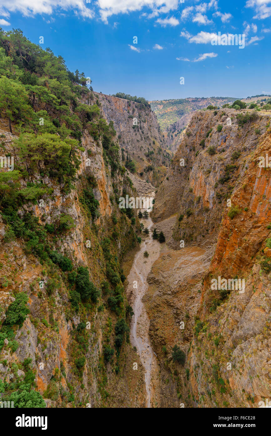 Aradena Schlucht Kreta, Aradena Gorge Crete Stock Photo - Alamy