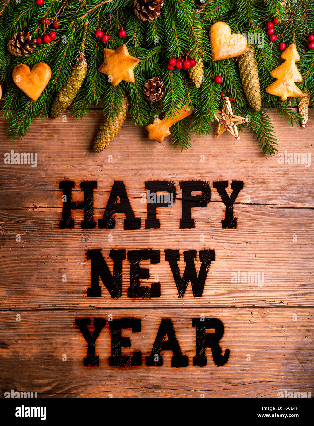 New year composition. Studio shot Stock Photo - Alamy