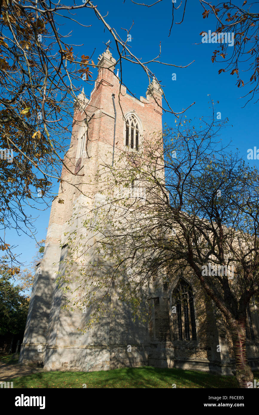 All Saints Church and tower Cottenham Cambridgeshire UK Stock Photo - Alamy