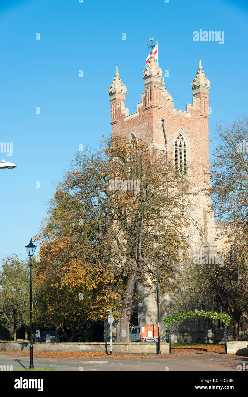 All Saints Church and tower Cottenham Cambridgeshire UK Stock Photo - Alamy