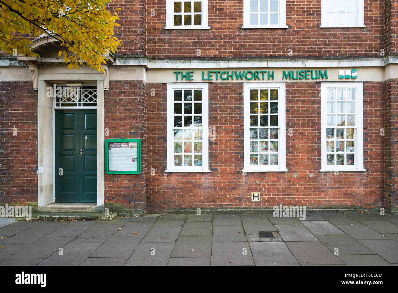 The Letchworth Museum, Letchworth Garden City Hertfordshire UK Stock ...