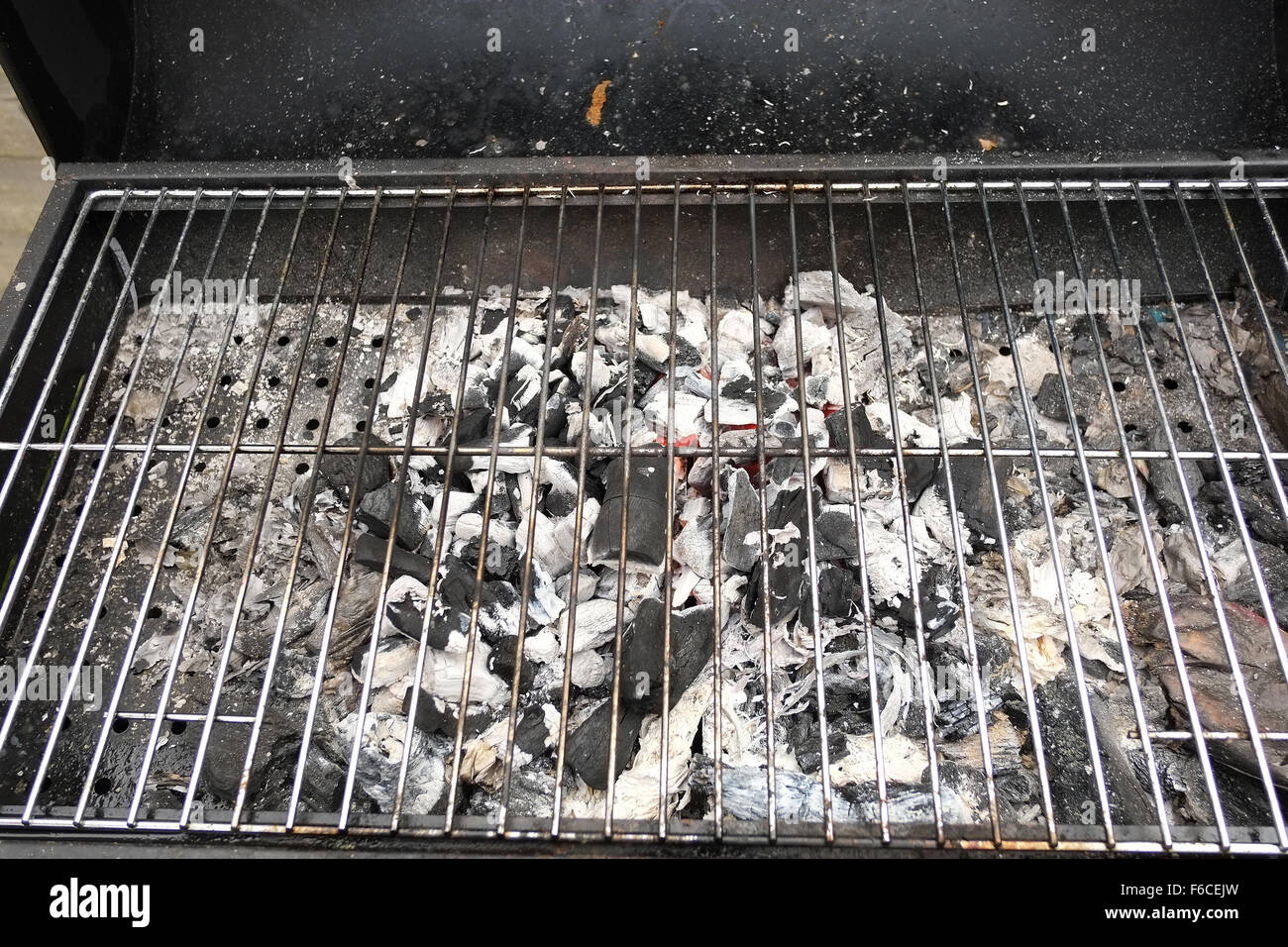 Stages of a drum type barbecue Stock Photo - Alamy