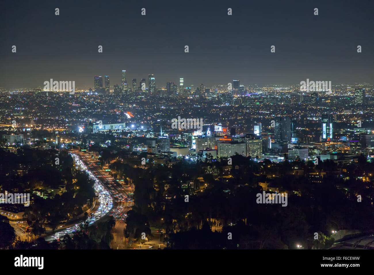 View of Downtown Los Angeles Stock Photo - Alamy