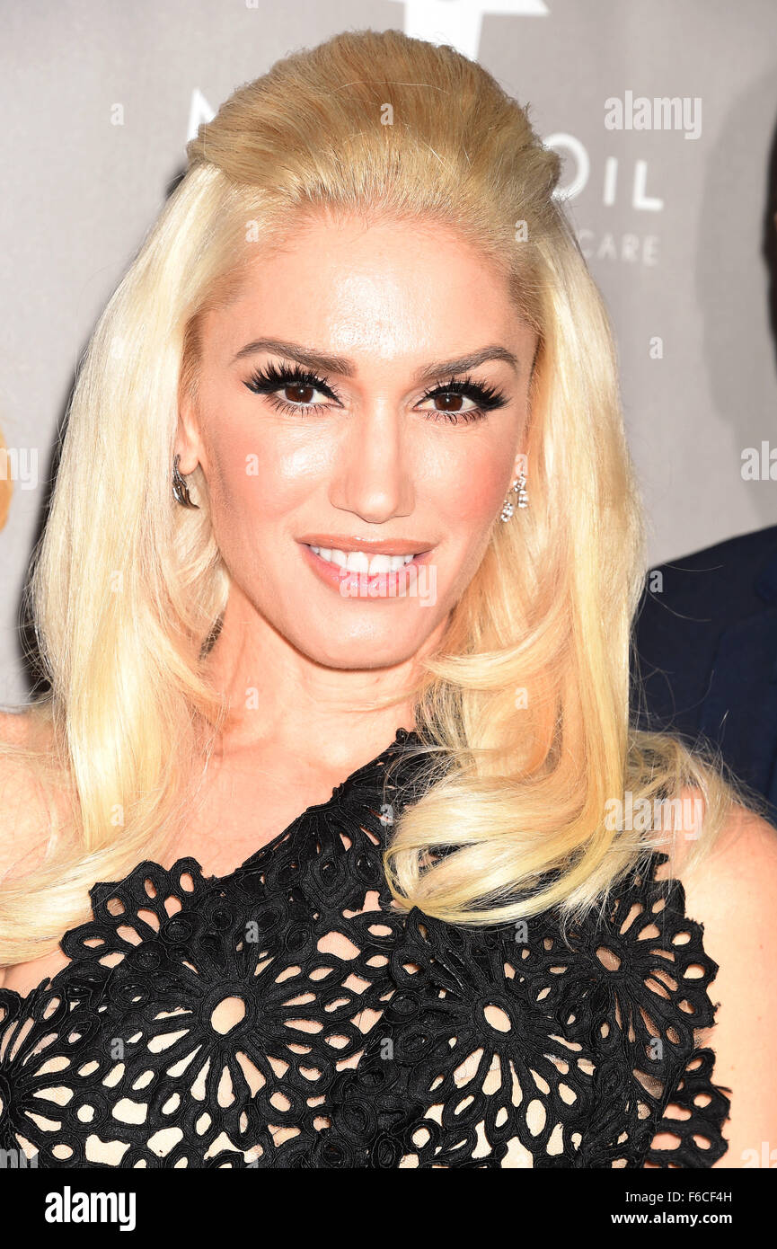 GWEN STEFANI US singer and film actress in November 2015. Photo Jeffrey ...