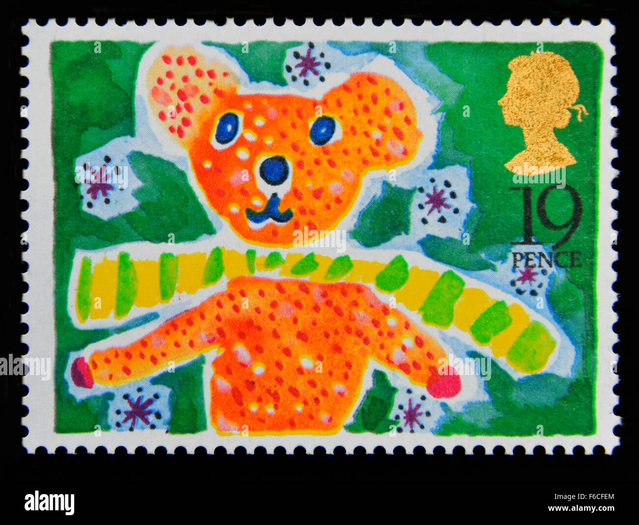 Postage stamp. Great Britain. Queen Elizabeth II. 1989. Greetings ...