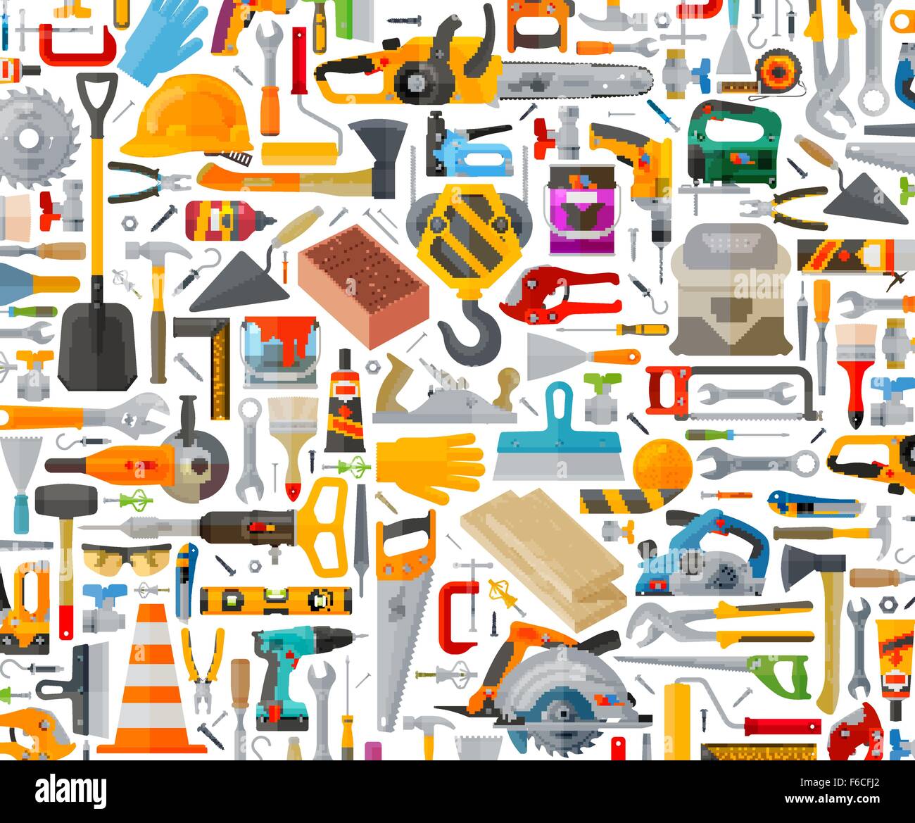 tools set icons. signs and symbols Stock Vector Image & Art - Alamy
