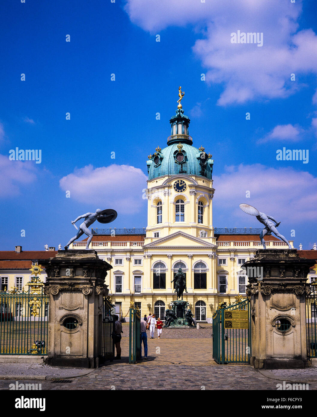 Main entrance of Charlottenburg palace, 17th Century, Berlin, Germany ...