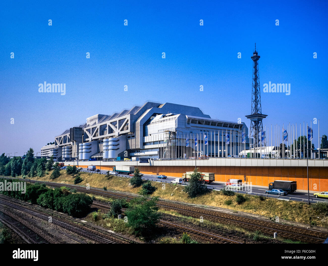 Berlin funkturm radio tower hi-res stock photography and images - Alamy