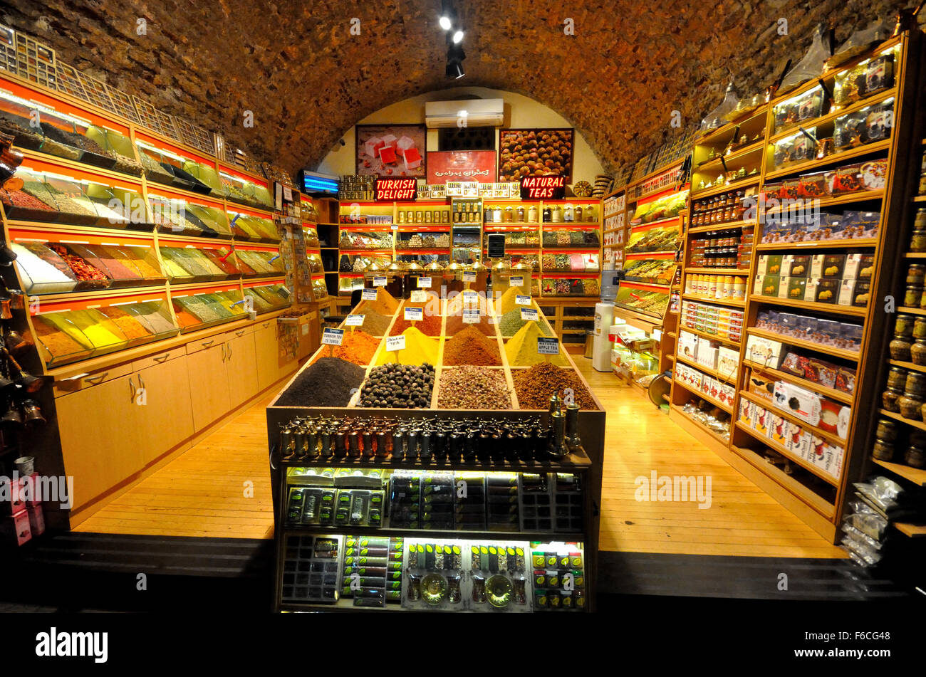 Shop selling spices and sweets, Istanbul, Turkey Stock Photo - Alamy