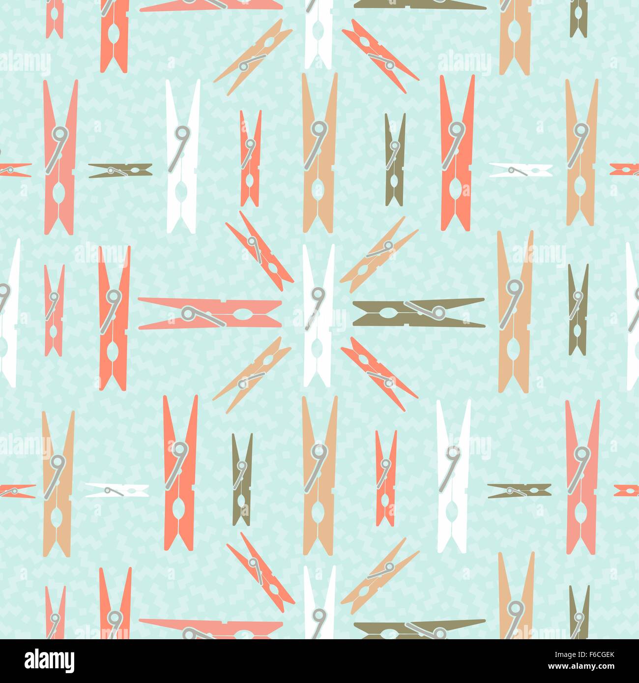 Clothespin design retro seamless pattern concept background. Ideal for ...