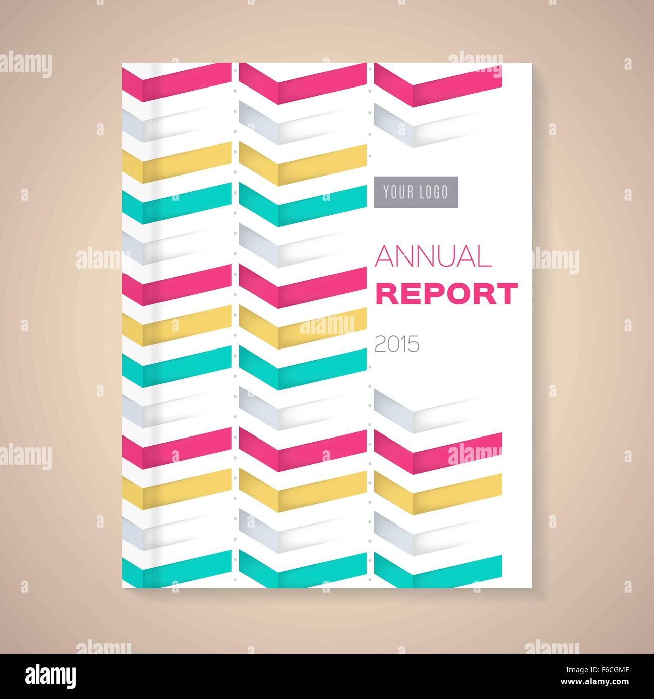 Annual Report Cover vector illustration Stock Vector Image & Art - Alamy